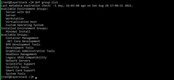 Layerstack Tutorials Layerstack How To Install Graphical User Interface Gui For Fedora