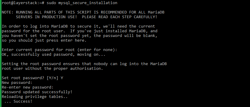 Layerstack Installing Mariadb On Linux Cloud Servers