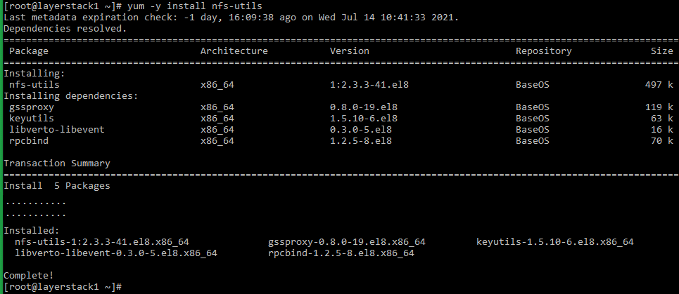 LayerStack Tutorials LayerStack How To Set Up NFS Share On Linux 