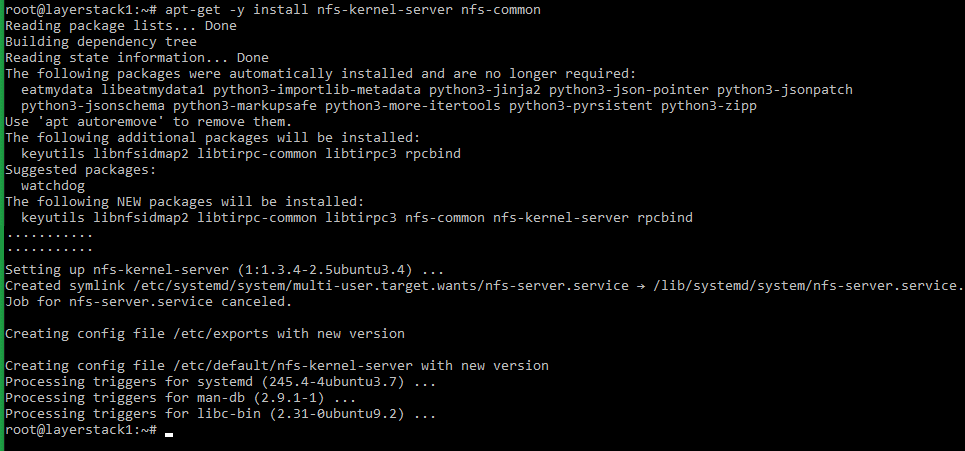 LayerStack Tutorials LayerStack How To Set Up NFS Share On Linux Servers