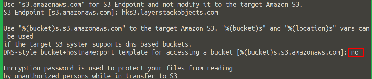 LayerStack Tutorials LayerStack How To Use Object Storage On Linux Servers