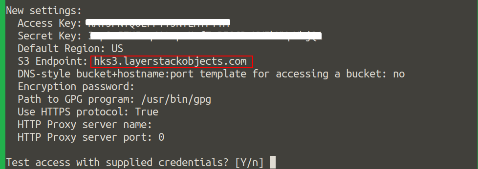 LayerStack Tutorials LayerStack How To Use Object Storage On Linux Servers