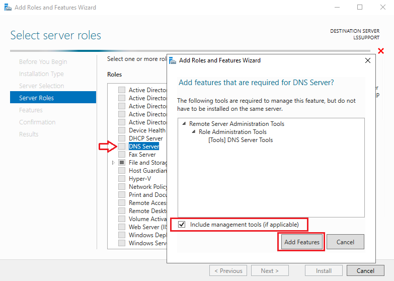 LayerStack - How to set up DNS Server on Windows Cloud Servers